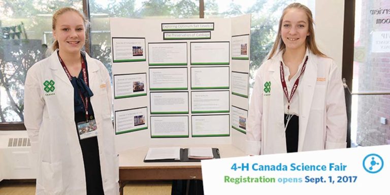 Budding 4-H scientists preparing to shine at 4-H Canada Science Fair