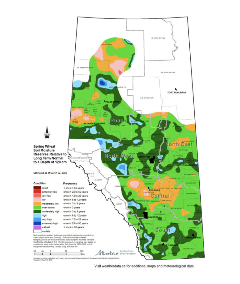 Farm season well set up if there’s a normal spring - Alberta Farmer Express