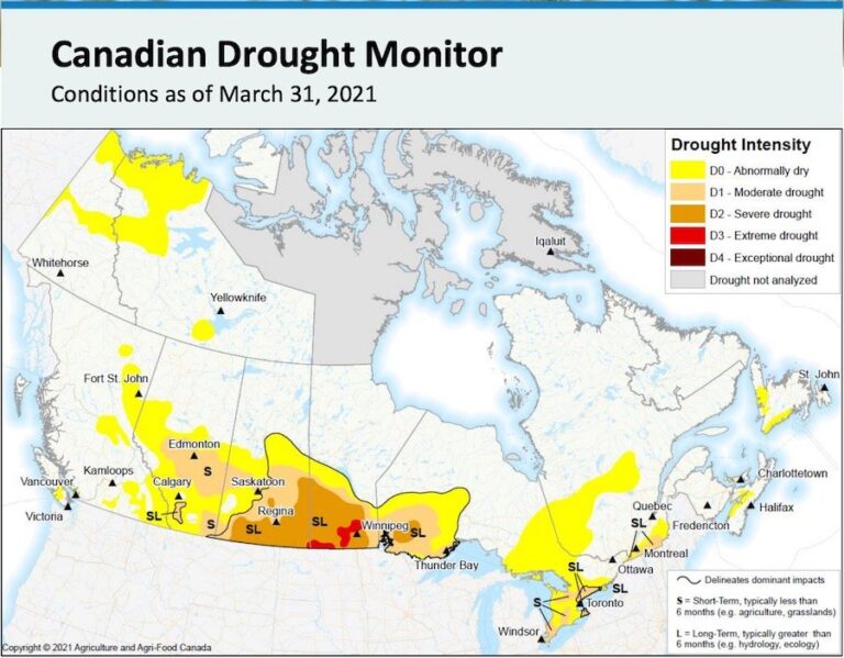 Prairies hit hard by drought - Alberta Farmer Express