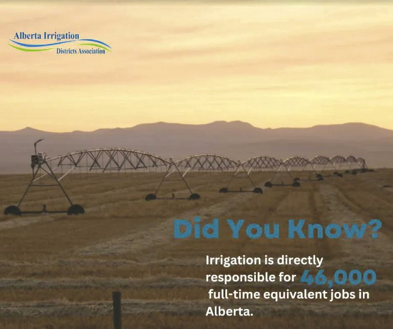 Irrigation districts laud provincial support of sector - Alberta Farmer ...